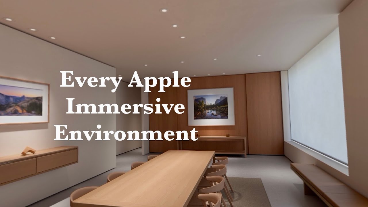 Apple Exclusive Immersive Environments: Apple Vision Pro - YouTube