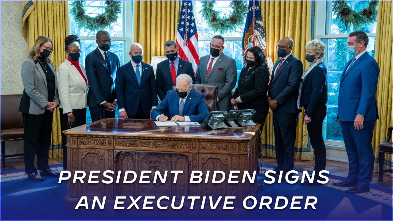 President Biden Signs an Executive Order - YouTube