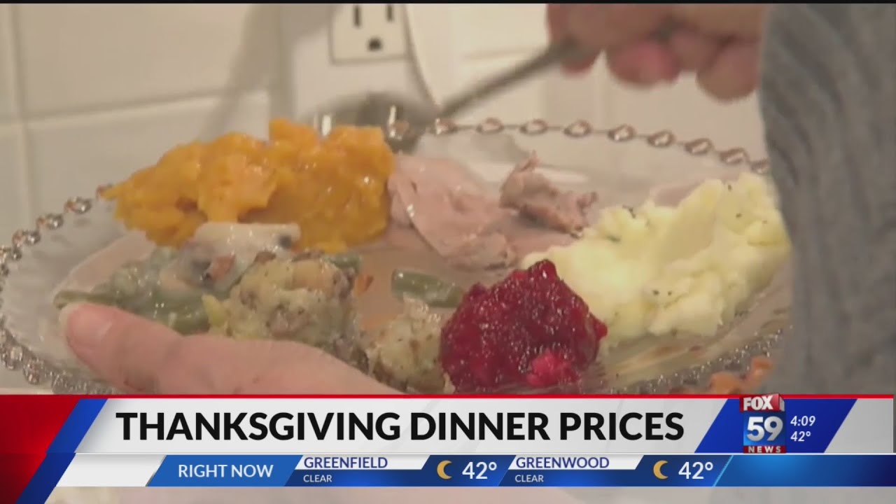 Thanksgiving dinner prices on the rise - YouTube