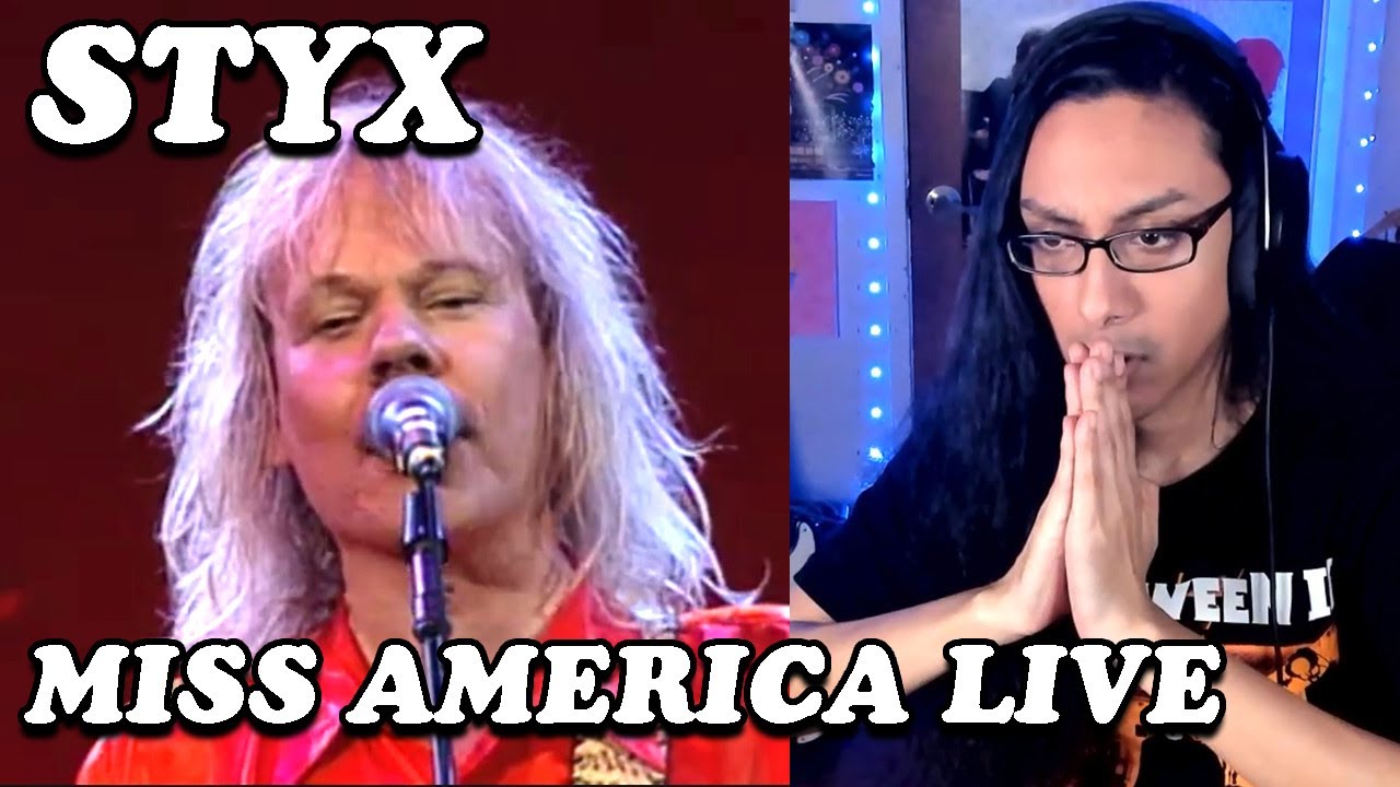 Styx - Miss America - Live 1996 - Reaction (First Listen) - YouTube