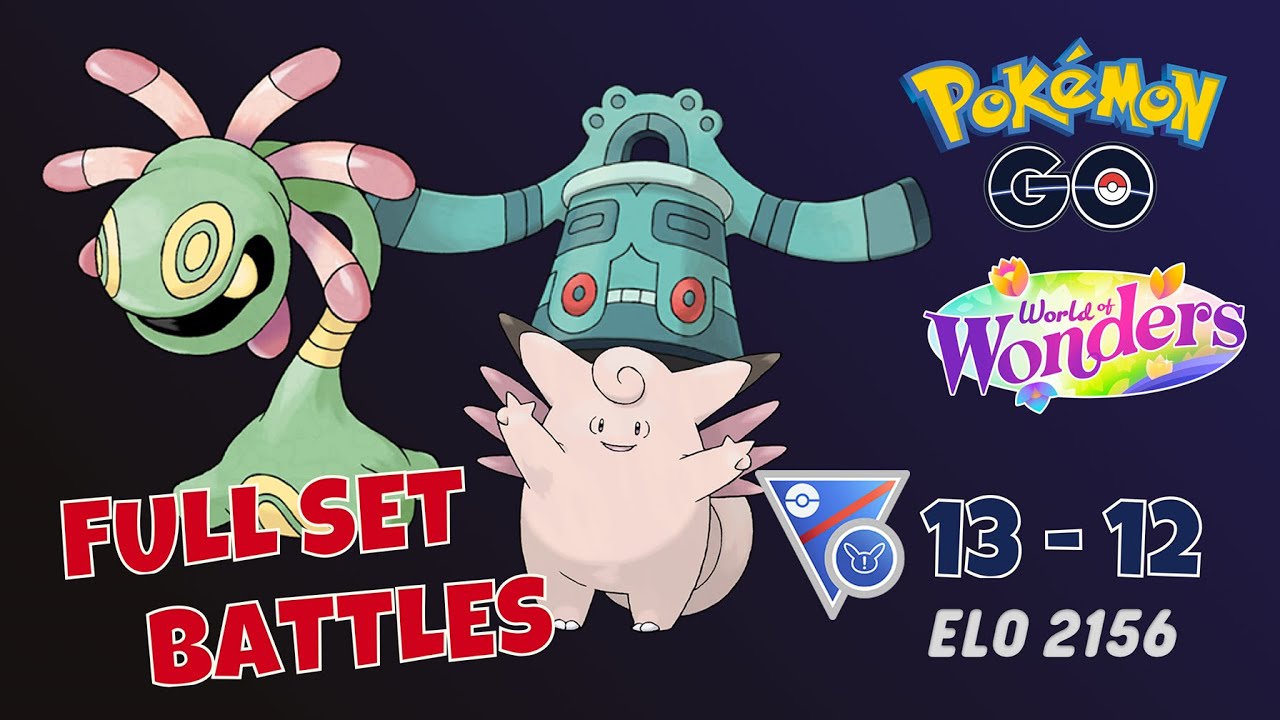 Cradily/Clefable/Bronzong Full Set Battles (Pokemon Go PVP - World of ...