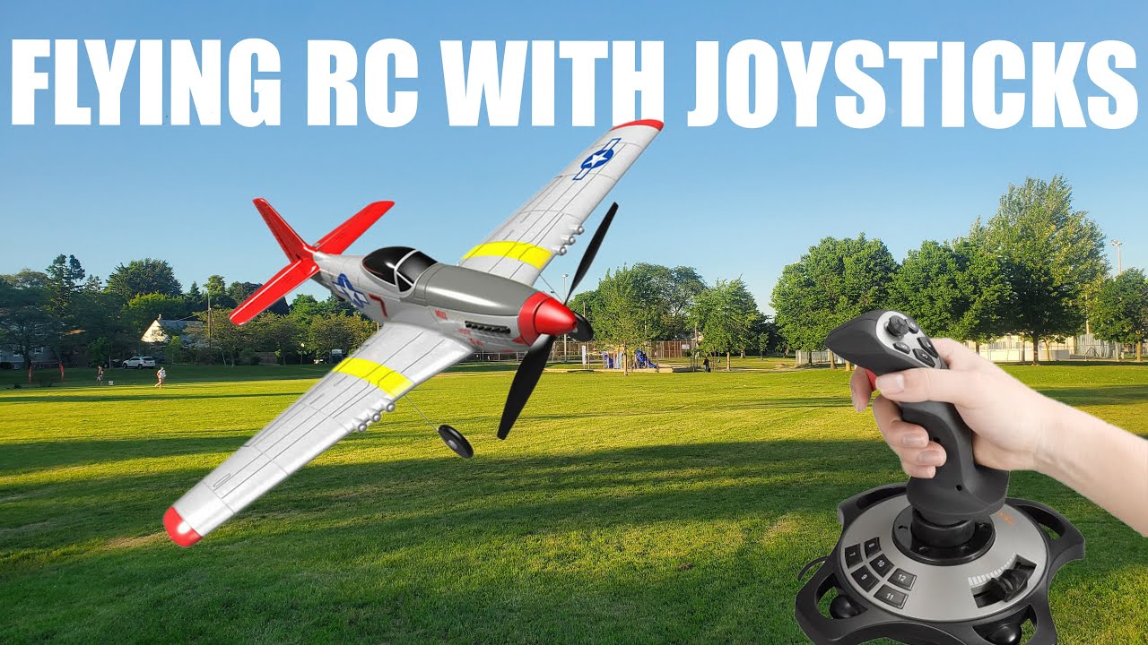 FLYING RC PLANES WITH REALISTIC JOYSTICKS!! - YouTube