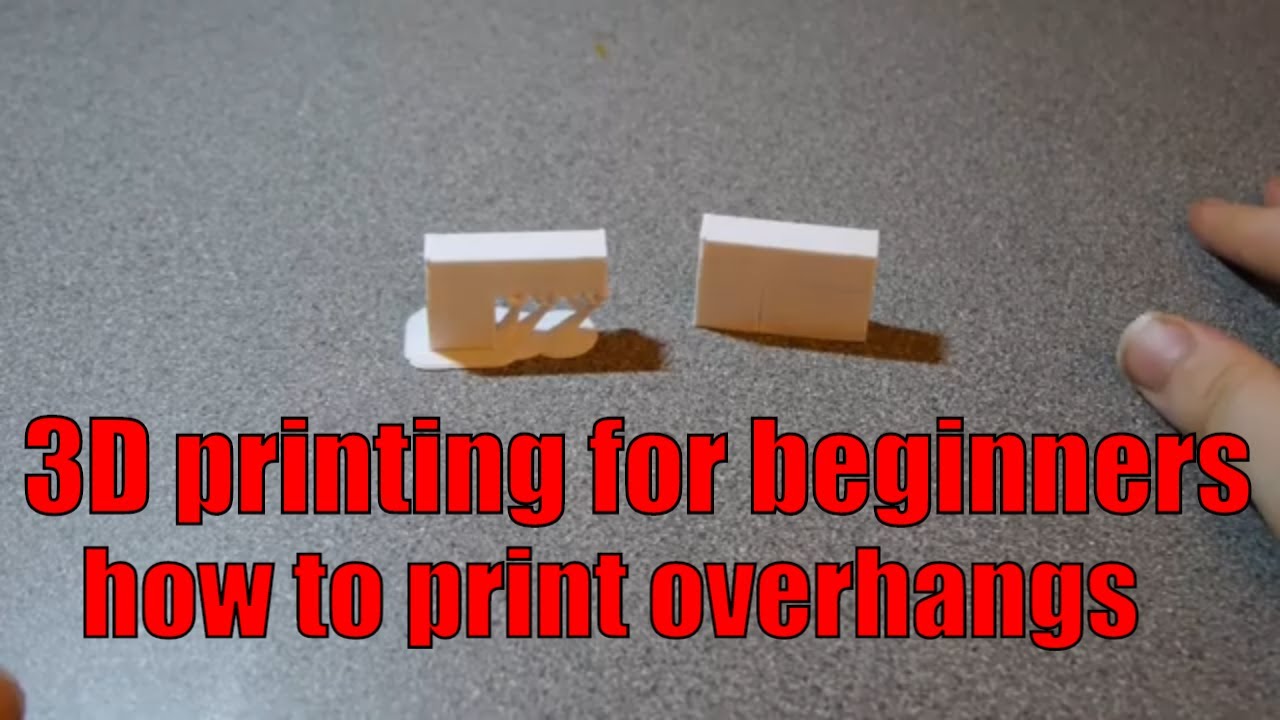 3D printing for beginners - how to print overhangs - YouTube