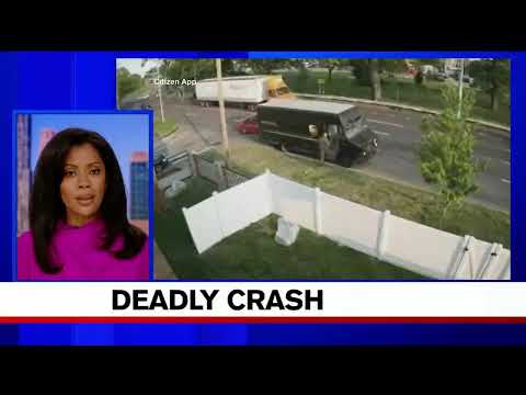 Teen girl killed after car slams into parked UPS truck in Queens