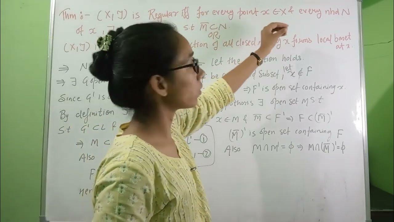 T3 Space | Regular Space | Theorem | Example | Topological Space | MSc/ Bsc | @RavinaTutorial ...