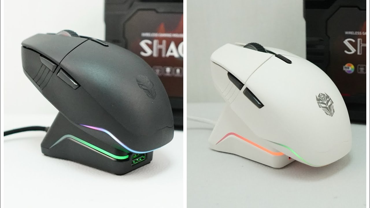 UNBOXING MOUSE GAMING WIRELESS REXUS SHAGA RX-130 WITH CHARGING DOCK 3 ...