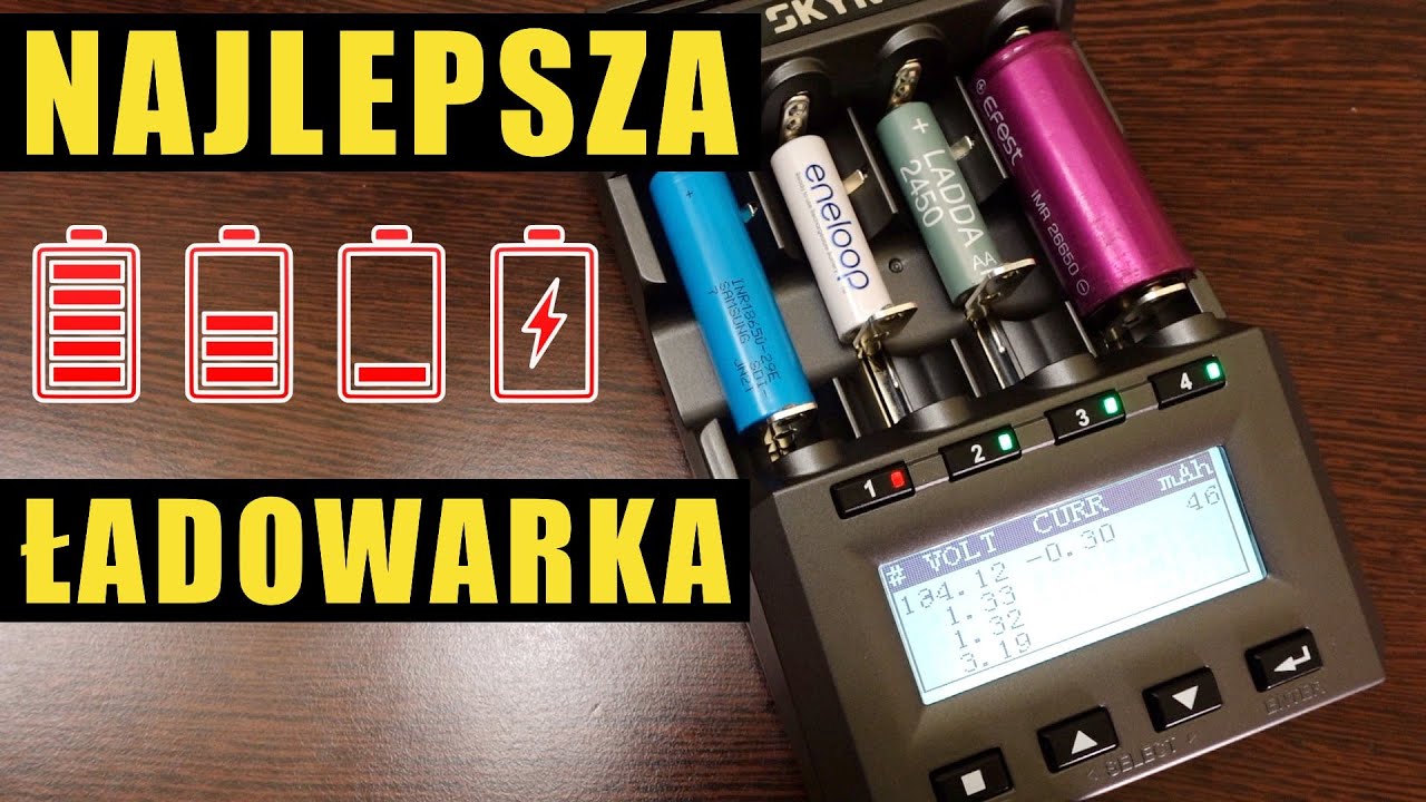 Najlepsza ładowarka do akumulatorów Li-Ion 18650, LiPo, LiFePo4 ...