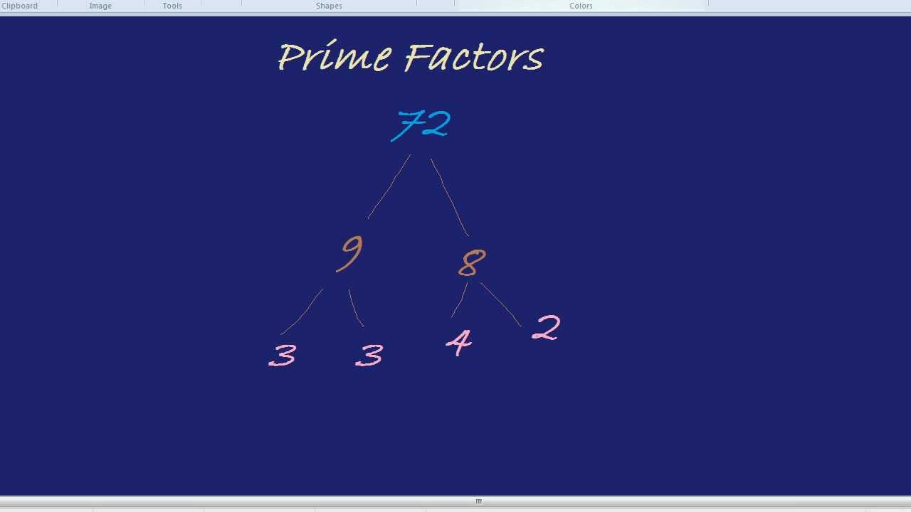 Product Of Prime Factors YouTube
