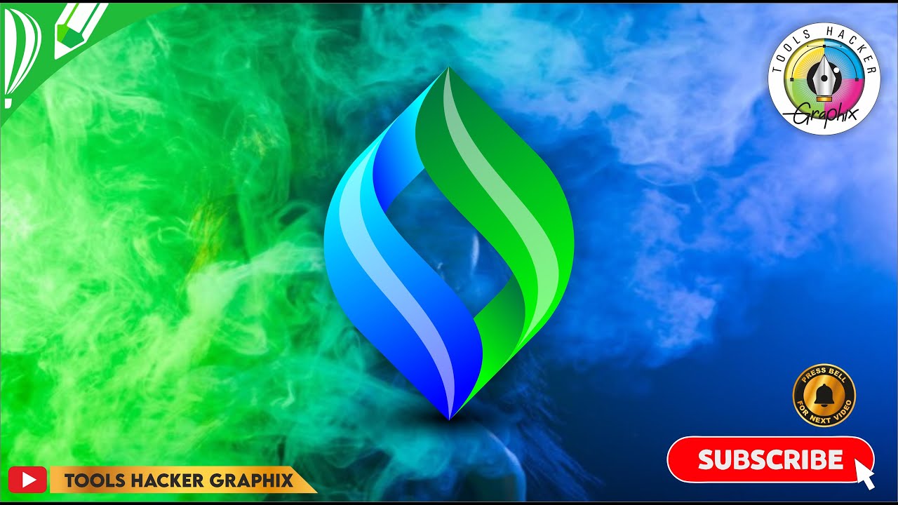 Leaf Scroll in Corel Draw | Tools Hacker Graphix - YouTube