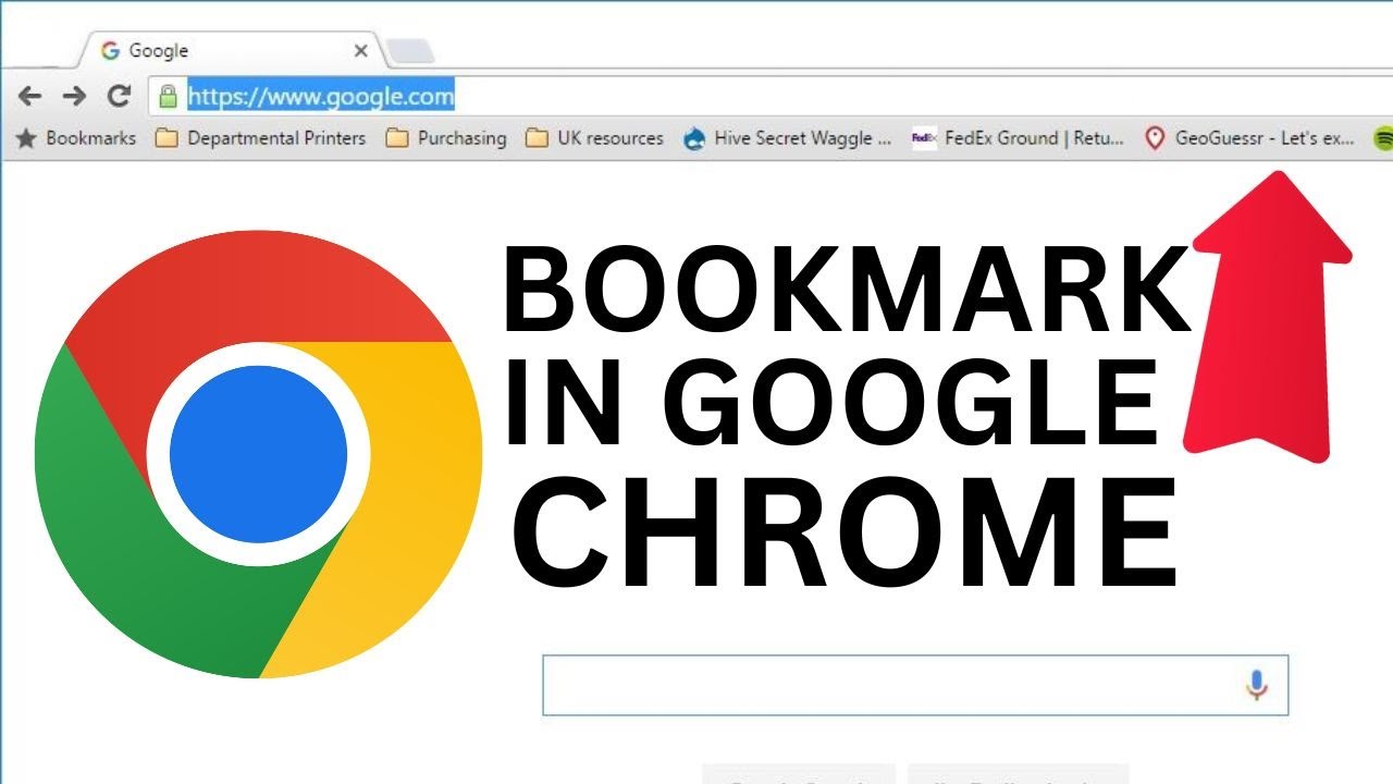 How To Bookmark A Website In Google Chrome Tutorial - YouTube