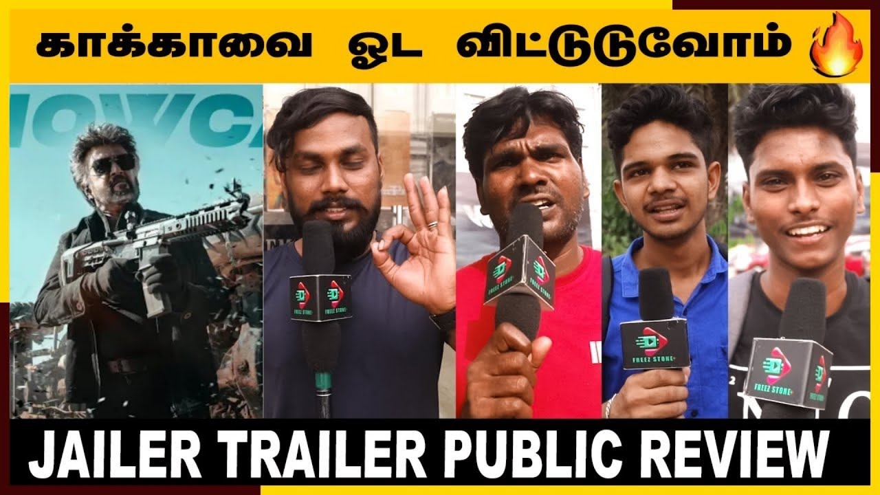 🔴Jailer Trailer public review | Jailer Trailer | Jailer Trailer Public ...