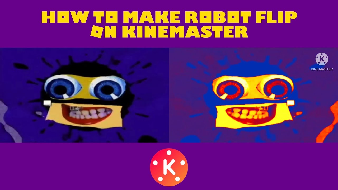 How To Make Robot Flip On KineMaster - YouTube