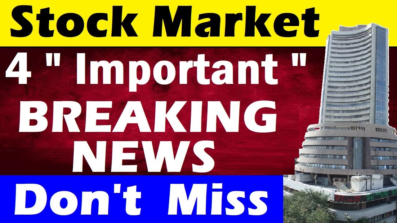 Stock Market Important BREAKING NEWS🔴Don't Miss🔴Latest Share Market ...