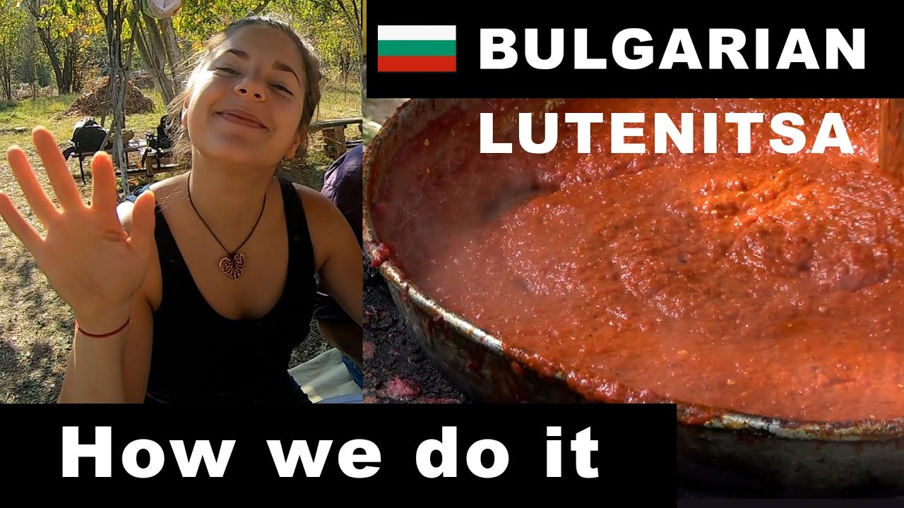 How we make our famous homemade Bulgarian lyutenitsa! Village Recipe ...