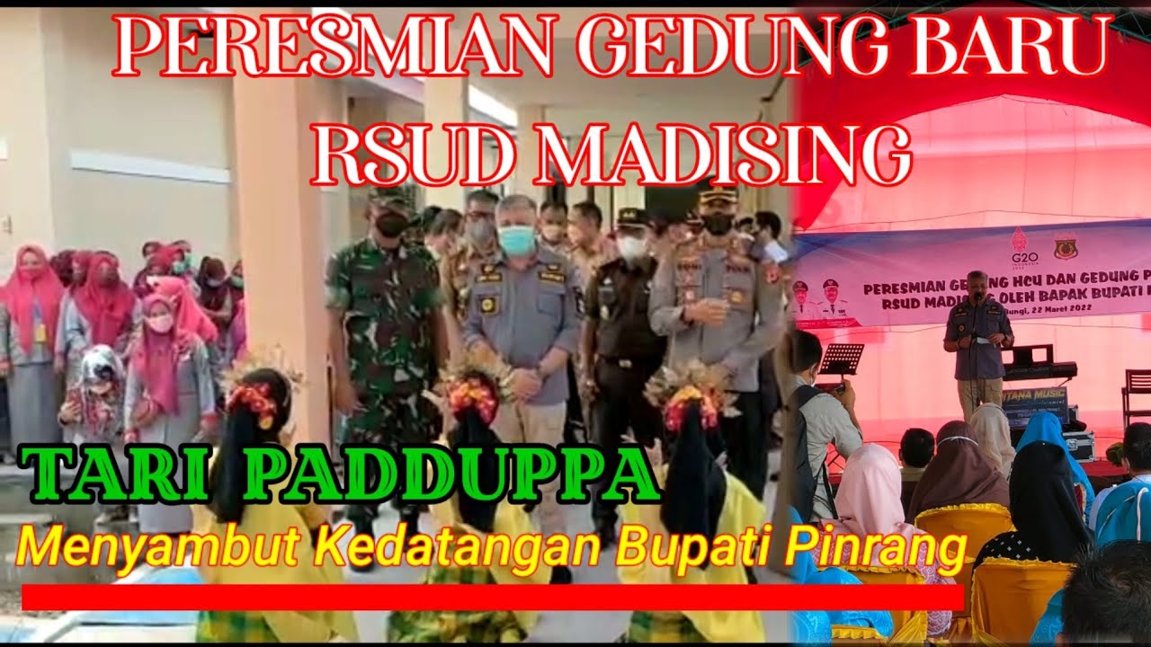 Tari Padduppa Menyambut Bupati Pinrang #Peresmian_Gedung_HCU_dan_Gedung ...