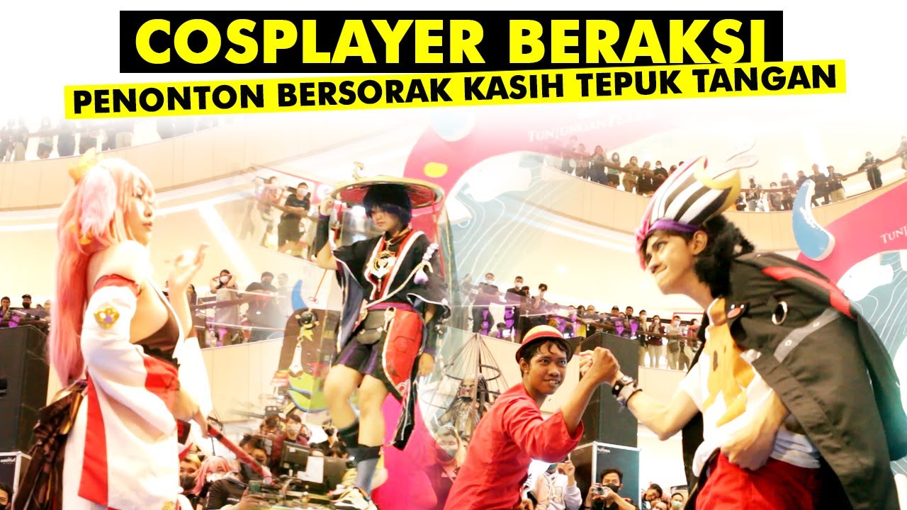 MANA YANG PALING KEREN? EVENT COSPLAY COSWALK DI TUNJUNGAN #cosplayer # ...