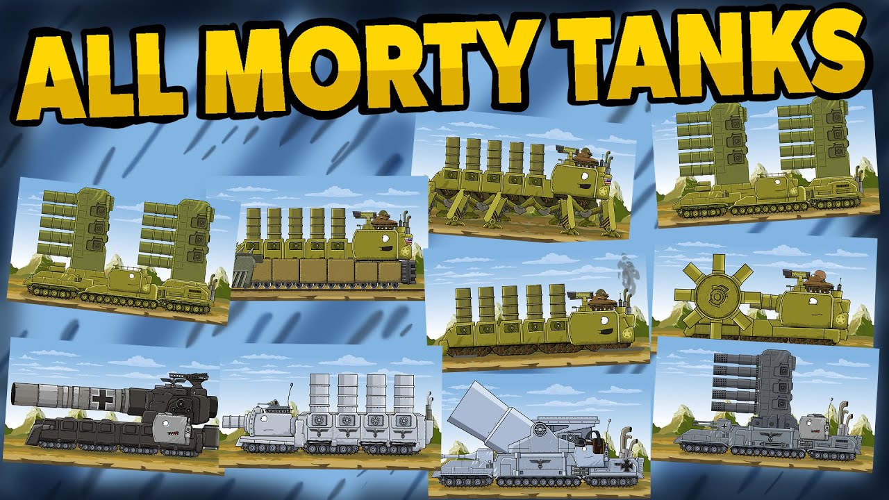 All Morty Tanks of Valhalla Toons - Cartoons about tanks - YouTube
