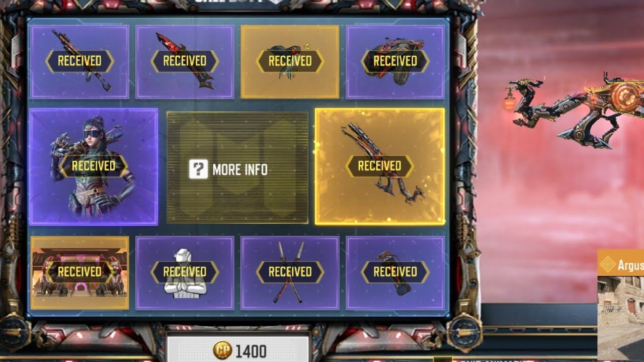 Buying Full Carmine Overdrive Draw CODM | Argus Carmine Flare Cod ...