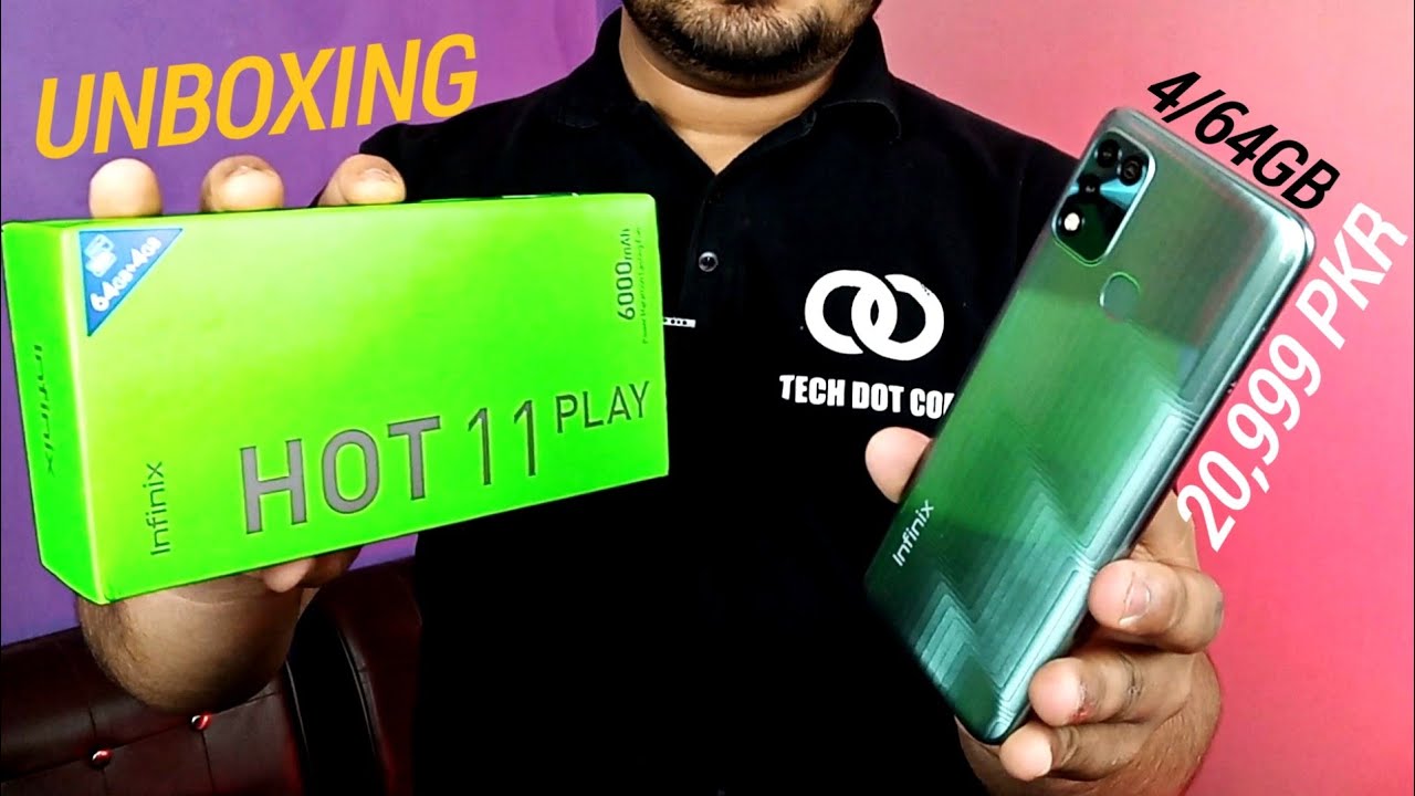 Infinix Hot 11 Play Unboxing And First Impressions | 4/64Gb / 6000Mah ...