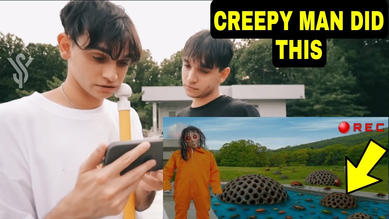Lucas and Marcus Discover CREEPY Infestation in Their Pool! #creepyman ...