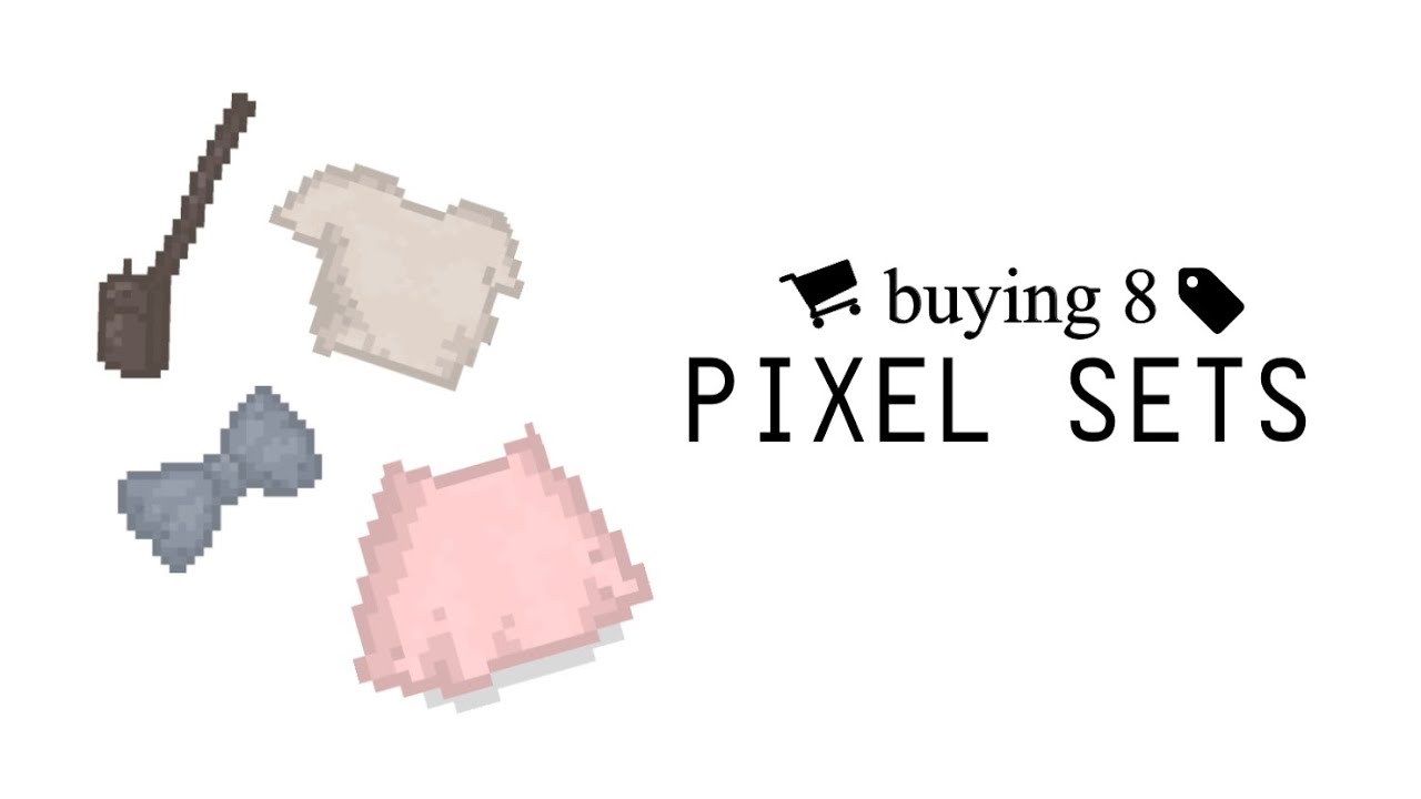 BUYING 8 PIXEL SETS ON MSP - YouTube