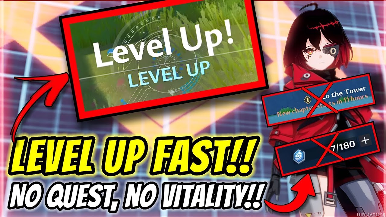 Tower of Fantasy Level Up Without QUEST and VITALITY FAST!! - YouTube