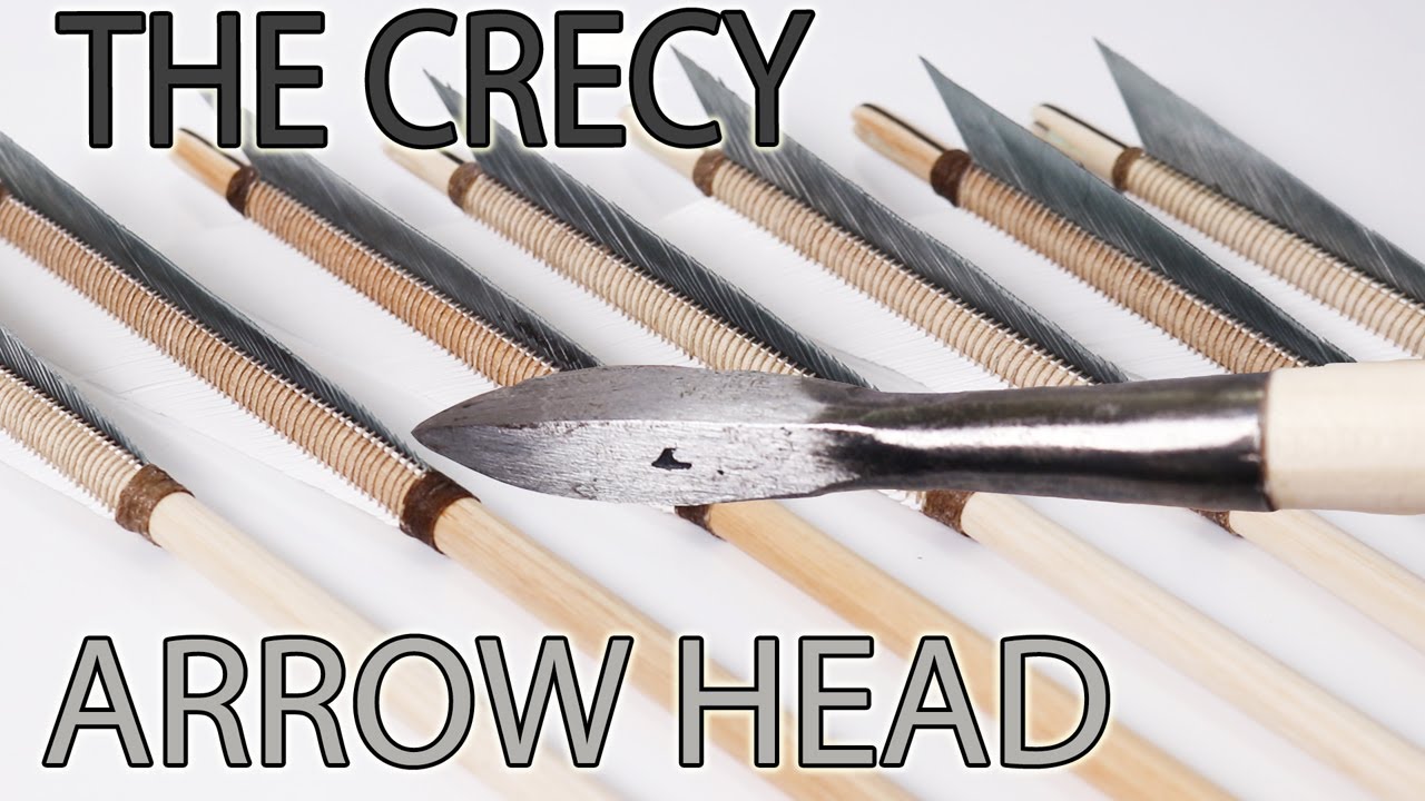 The Crecy Head a hand forged Warbow arrow head bodkin made with ...
