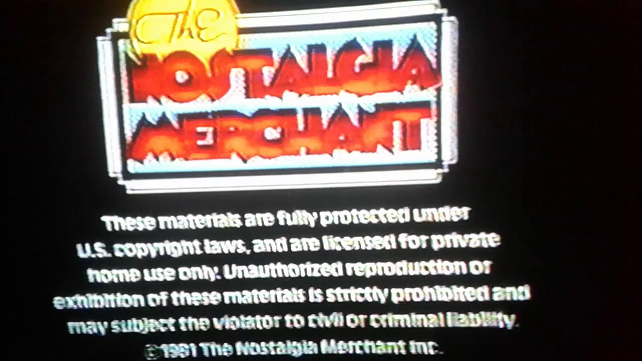 THE NOSTALGIA MERCHANT PREVIEWS THEIR OWN LOGOS! - YouTube