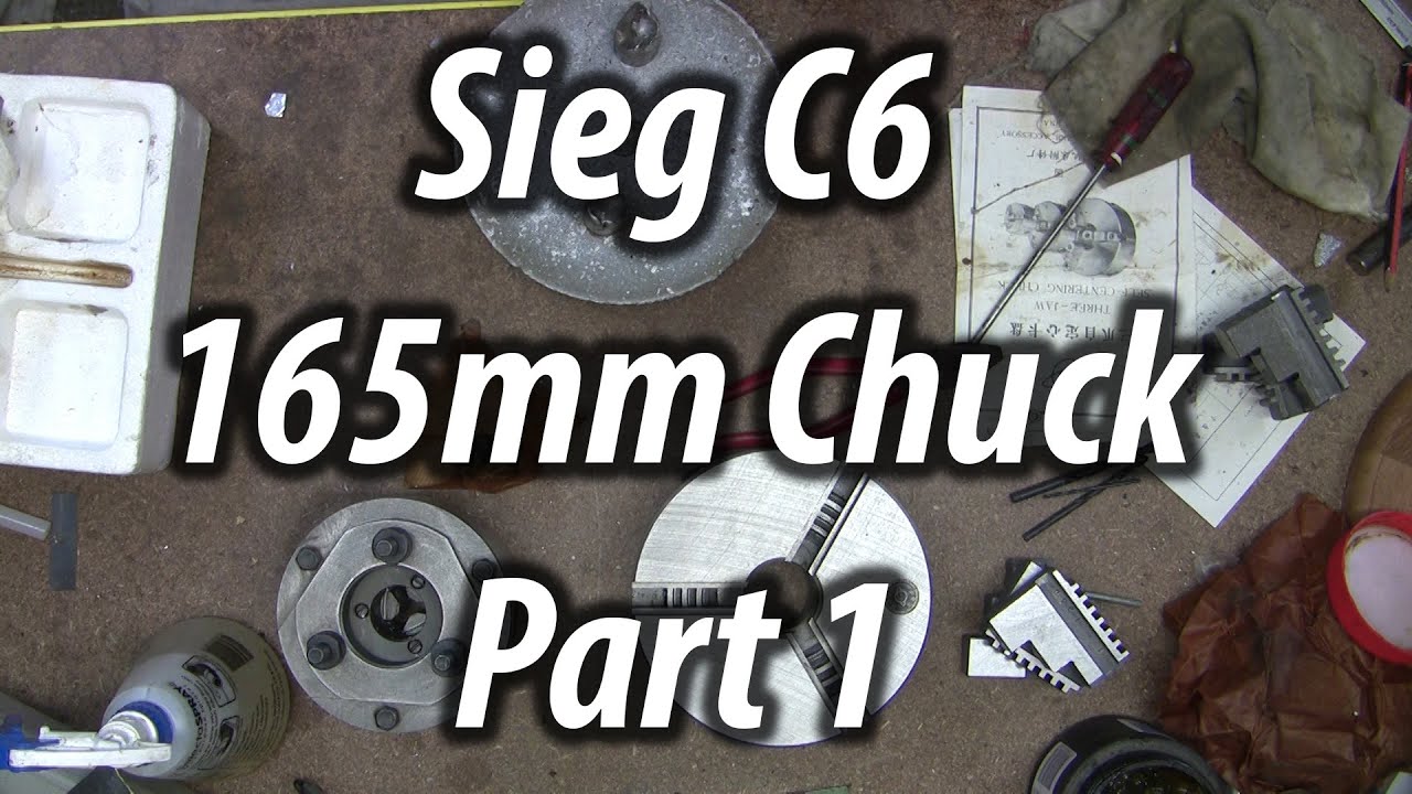A backplate for a 165mm chuck on a Sieg C6 Lathe part 1 - YouTube
