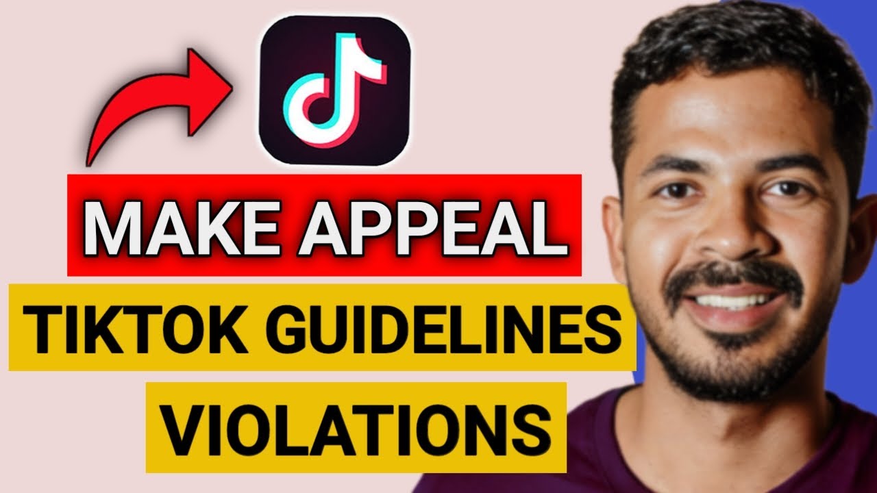 How To Appeal TikTok Community Guidelines Violation - YouTube