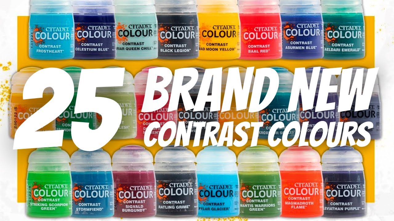Citadel Fight Back with 25 New Contrast Colours - We try each one ...