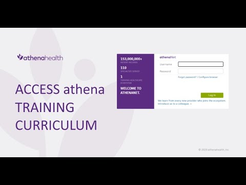 athena training login - YouTube