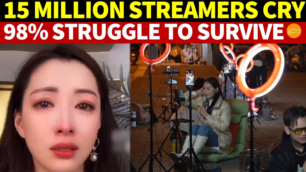 Crying Out! China’s 15 Million Live Streamers, 98% Struggle for Basic ...