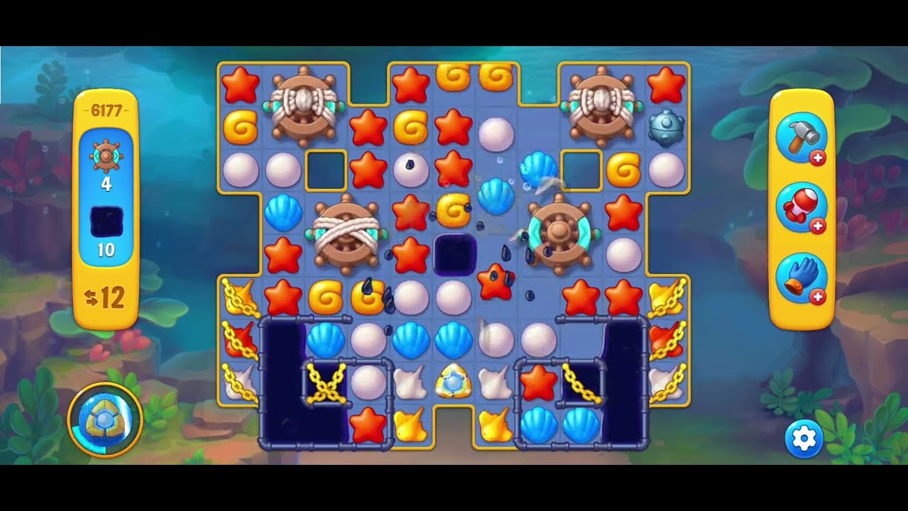 Fishdom Adventure 🦭 Level 6177 🦭 Fishdom Solitaire Gameplay #fishdom # ...