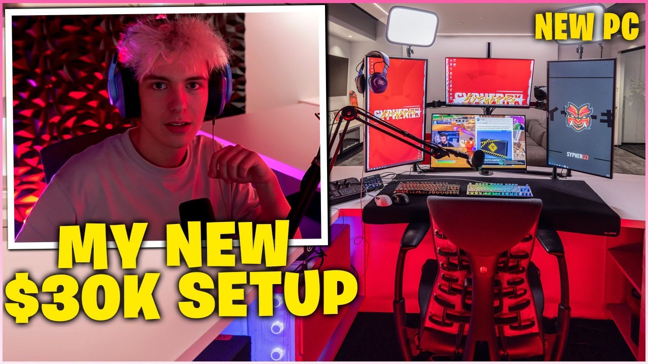 CLIX Goes LIVE From His NEW $30,000 Gaming ROOM & Shows Off His MAX ...