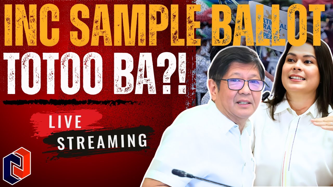 Totoo ba ang INC SAMPLE BALLOT?! HUdyat ng mga ANTI-IMPEACHMENT?! - YouTube
