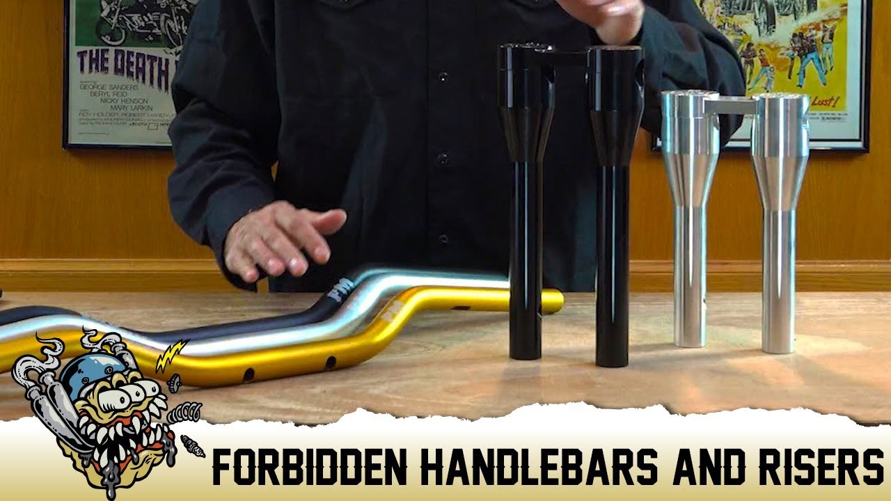 Forbidden Handlebars & Risers - DeadbeatCustoms.com - YouTube