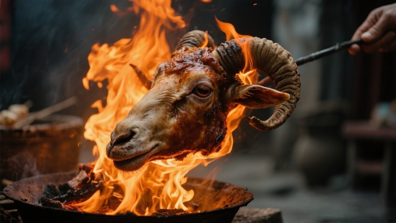 ASMR｜Shocking 1,000-Year Lamb Head – Nearly Lost Delicacy!｜No Talking ...
