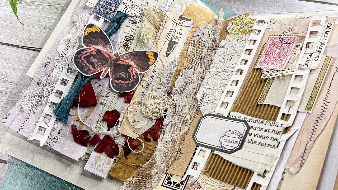 6 steps to be AWESOME in using SCRAPS #junkjournaljoychallenge - YouTube
