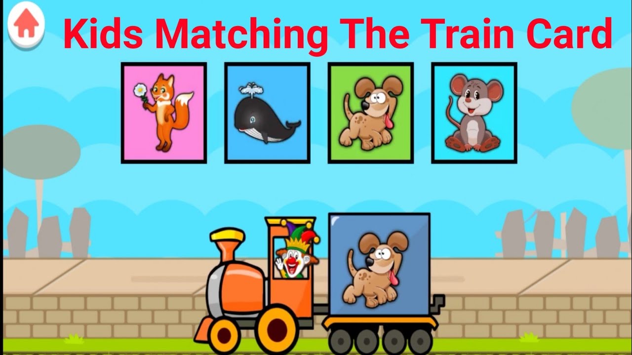 🧒🚂Kids Learn Card Match The Train! Learn 🅰️🚂Train Song 3D Animation ...