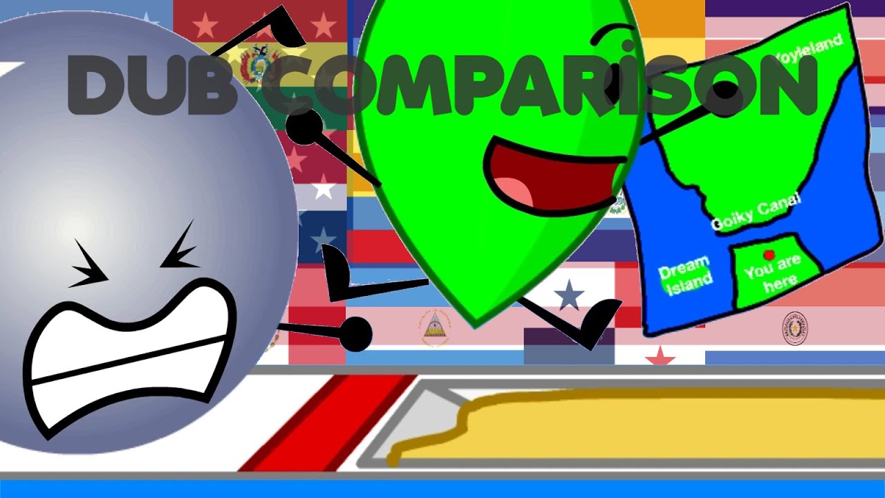 BFDI 21: The Glistening - English y Español Latino (Dub Comparison ...