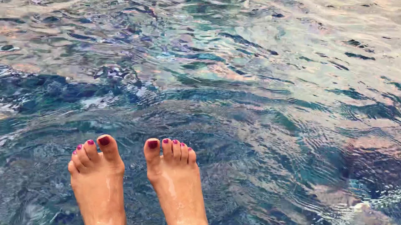 [ASMR] Pool side 찰랑찰랑 물소리 - YouTube