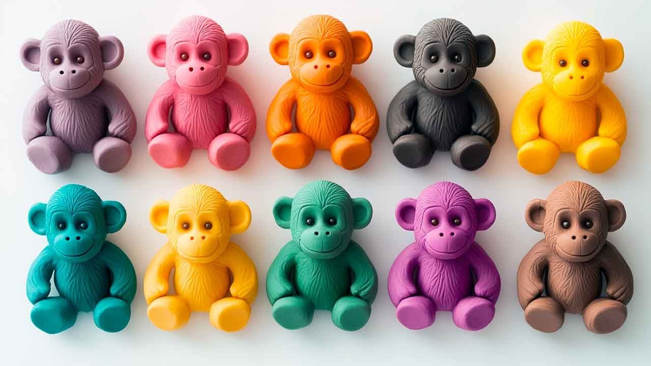 Learn Colors with Play Doh Hippopotamus | Make Lion Giraffe Zebra ...