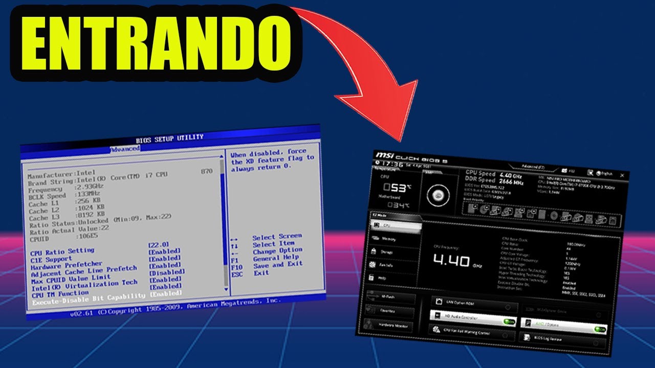 COMO ENTRAR AL BIOS EN WINDOWS 10 - YouTube