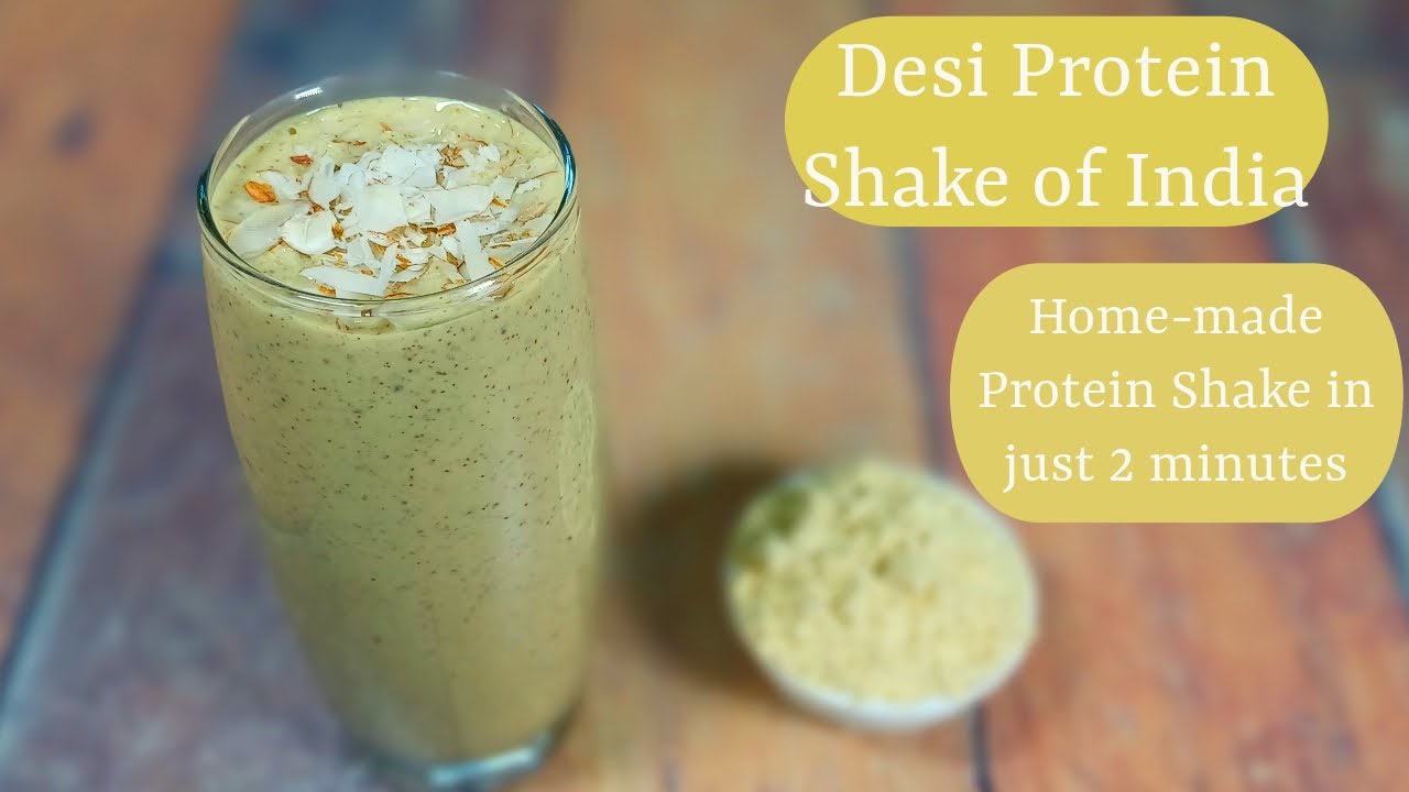Desi Protein Shake of India | sattu milk shake Home-made Protein Shake ...