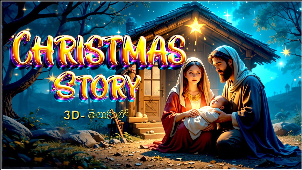 CHRISTMAS STORY Explained- The Nativity Story- క్రిస్మస్ కధ ...