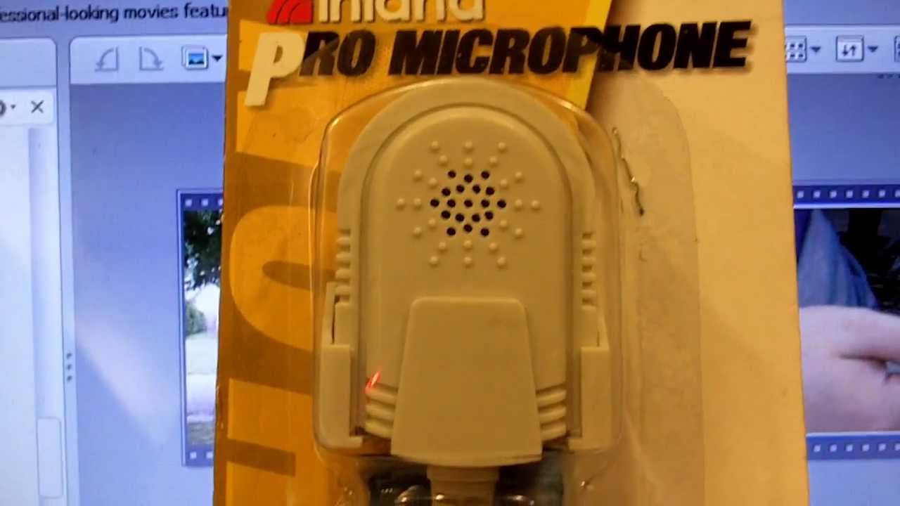 Old Computer Microphone = Video Camera Microphone. - YouTube