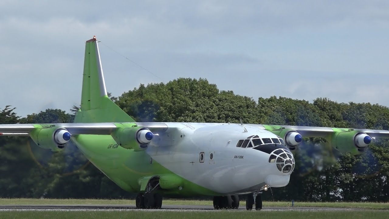 AVIATION - Cork Airport 22.06.2017 - Cavok Antonow AN-12 UR-KDM visit ...