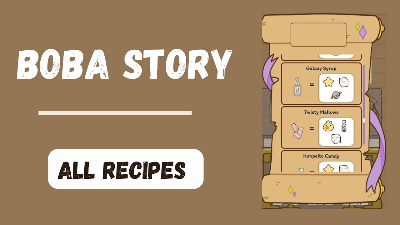 All Recipes in Boba Story Gameplay [September 2024] - YouTube