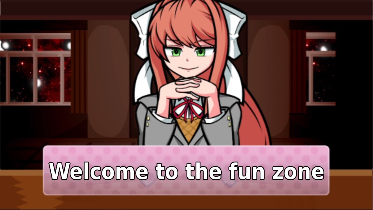 MONIKA IS JUST (INSANE)!! - FNF Doki Doki Takeover Mod - YouTube